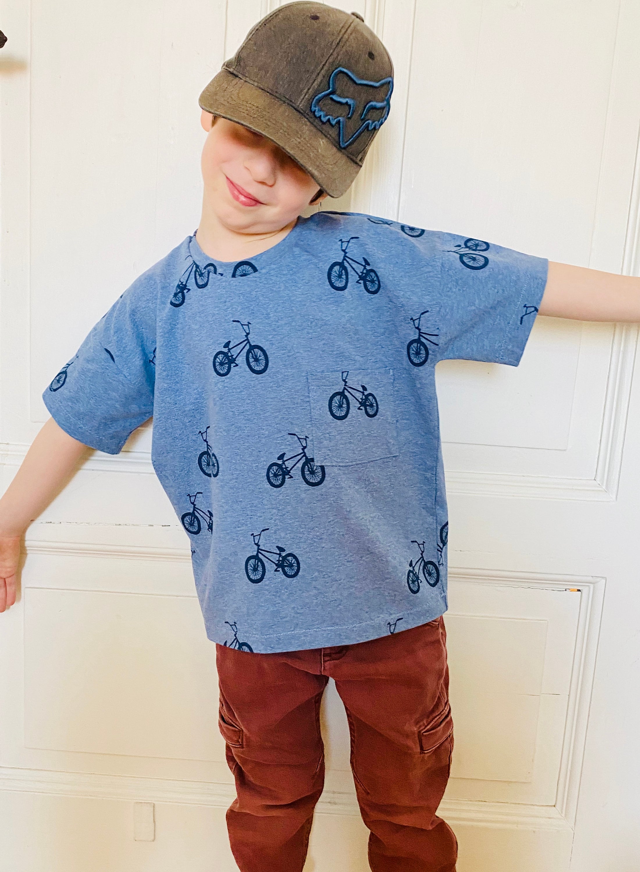 Child's T-shirt Sewing Pattern, Pdf Pattern 0-12 Years, Oversized Kids ...