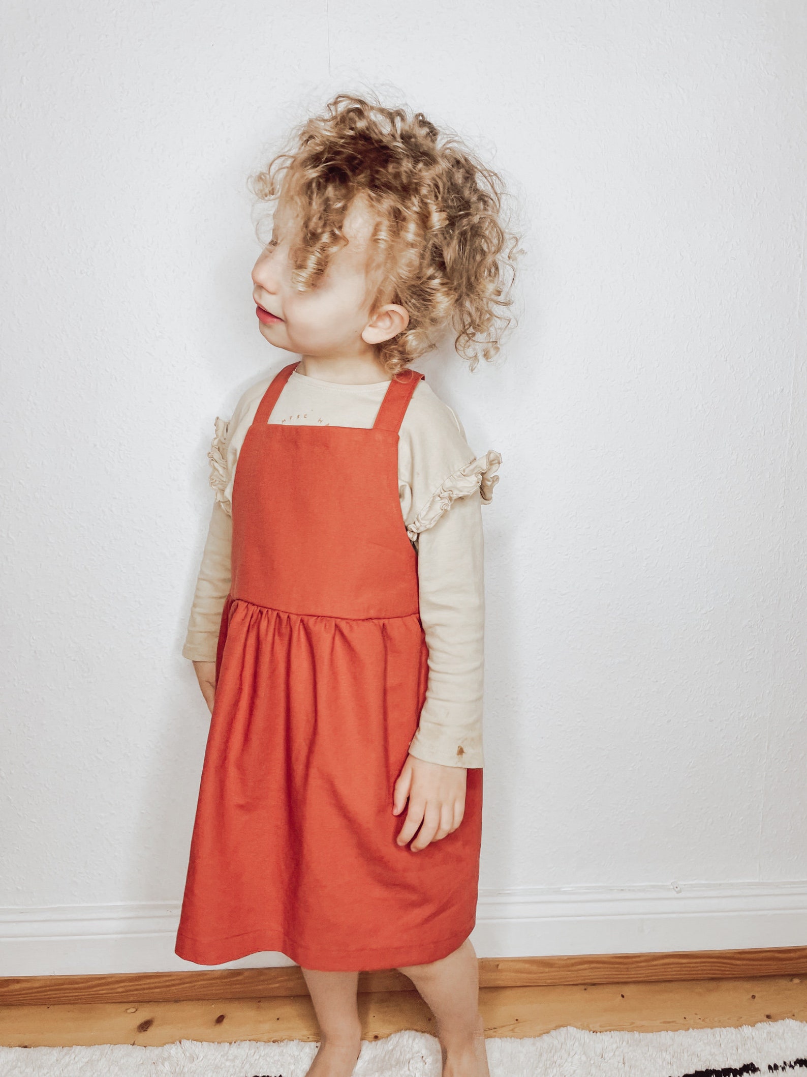 Girl's Pinafore Dress Sewing Pattern Sizing 3 Months to - Etsy