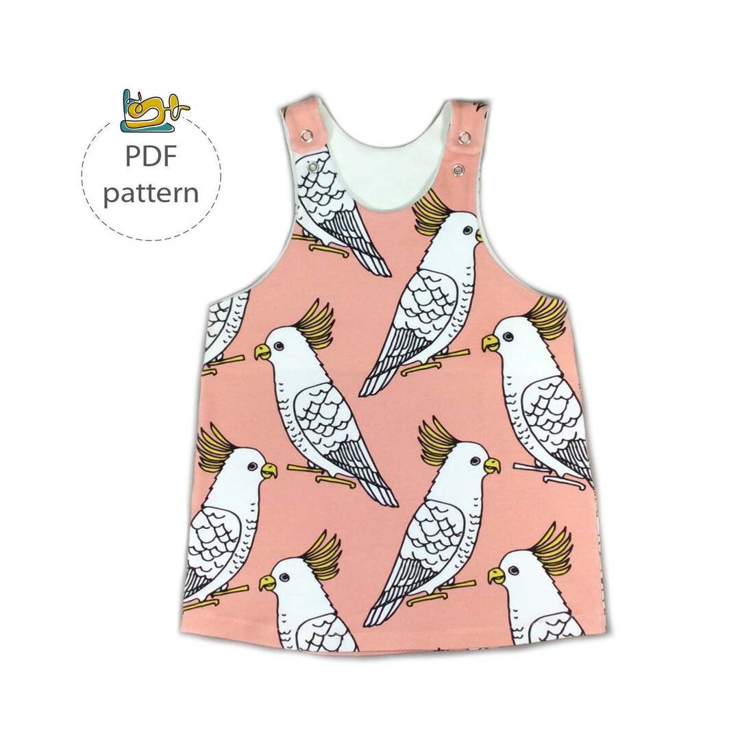 Baby Pinafore Dress Pattern,baby Dress Sewing Patterns Pdf, Girls ...