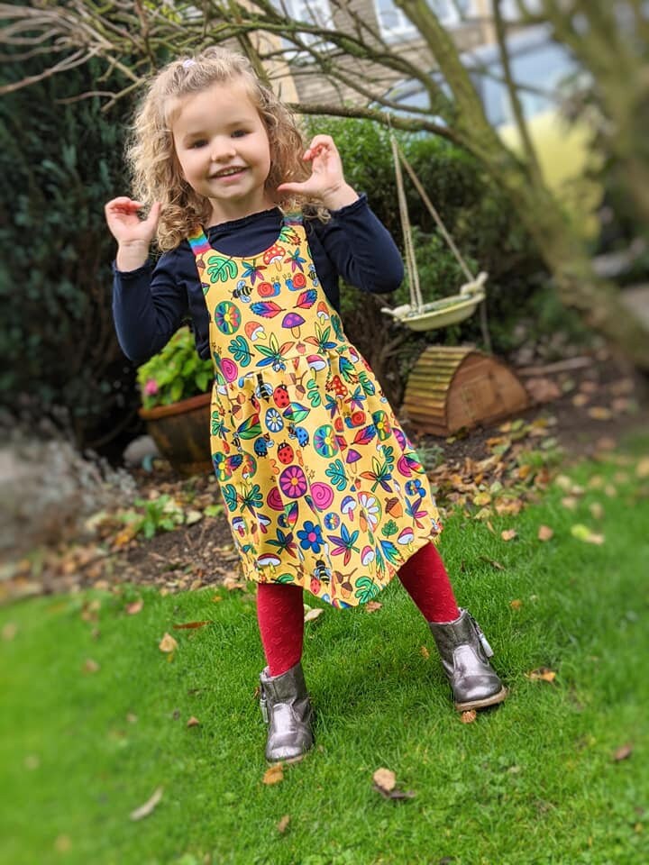 Baby pinafore dress pattern apron dress sewing patterns pdf | Etsy