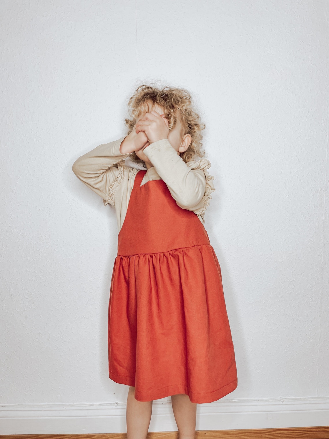 Girl's Pinafore Dress Sewing Pattern Sizing 3 Months to | Etsy