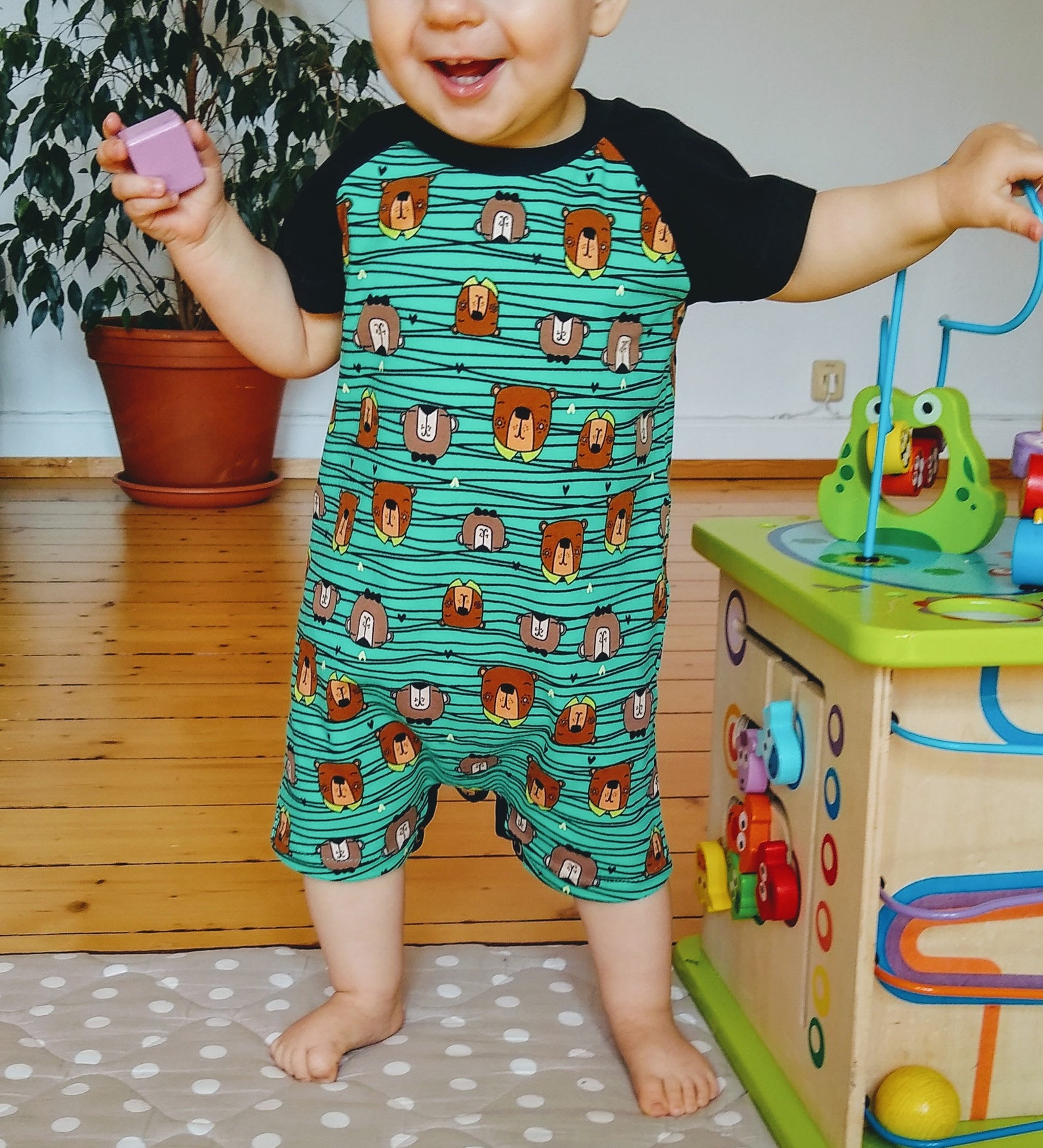 Baby Sewing Patterns Summer Romper Pattern Short Raglan One - Etsy