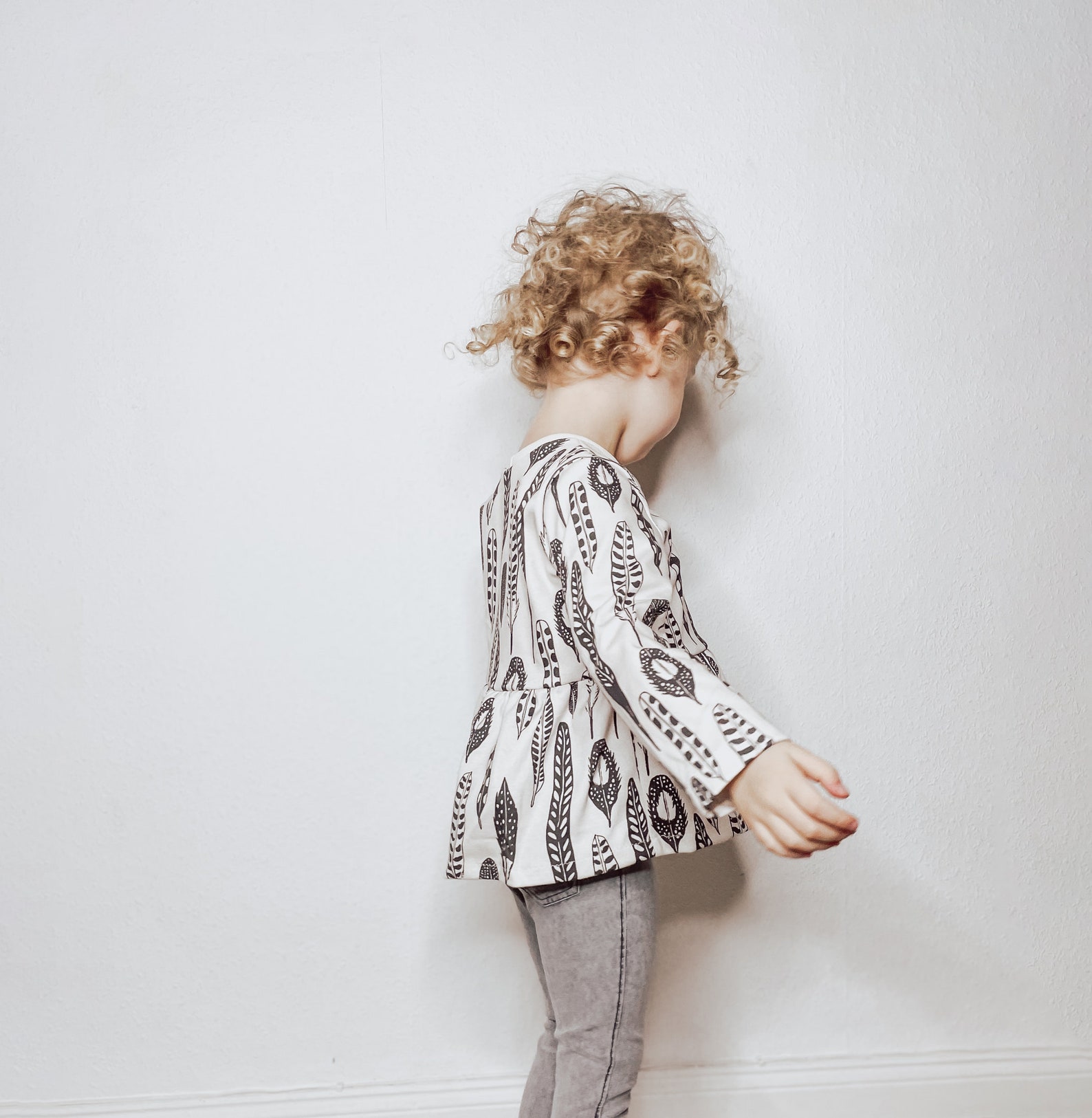 Girl's Peplum Top Sewing Pattern Neli Dress and Top Kids - Etsy