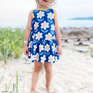 Low Waist Dress, Girl's Dress Sewing Pattern, Dropped Waist Dress ...