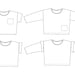 Boxy Tee Pattern, Baby T-shirt Pattern Toddler Oversized T-shirt Sewing ...