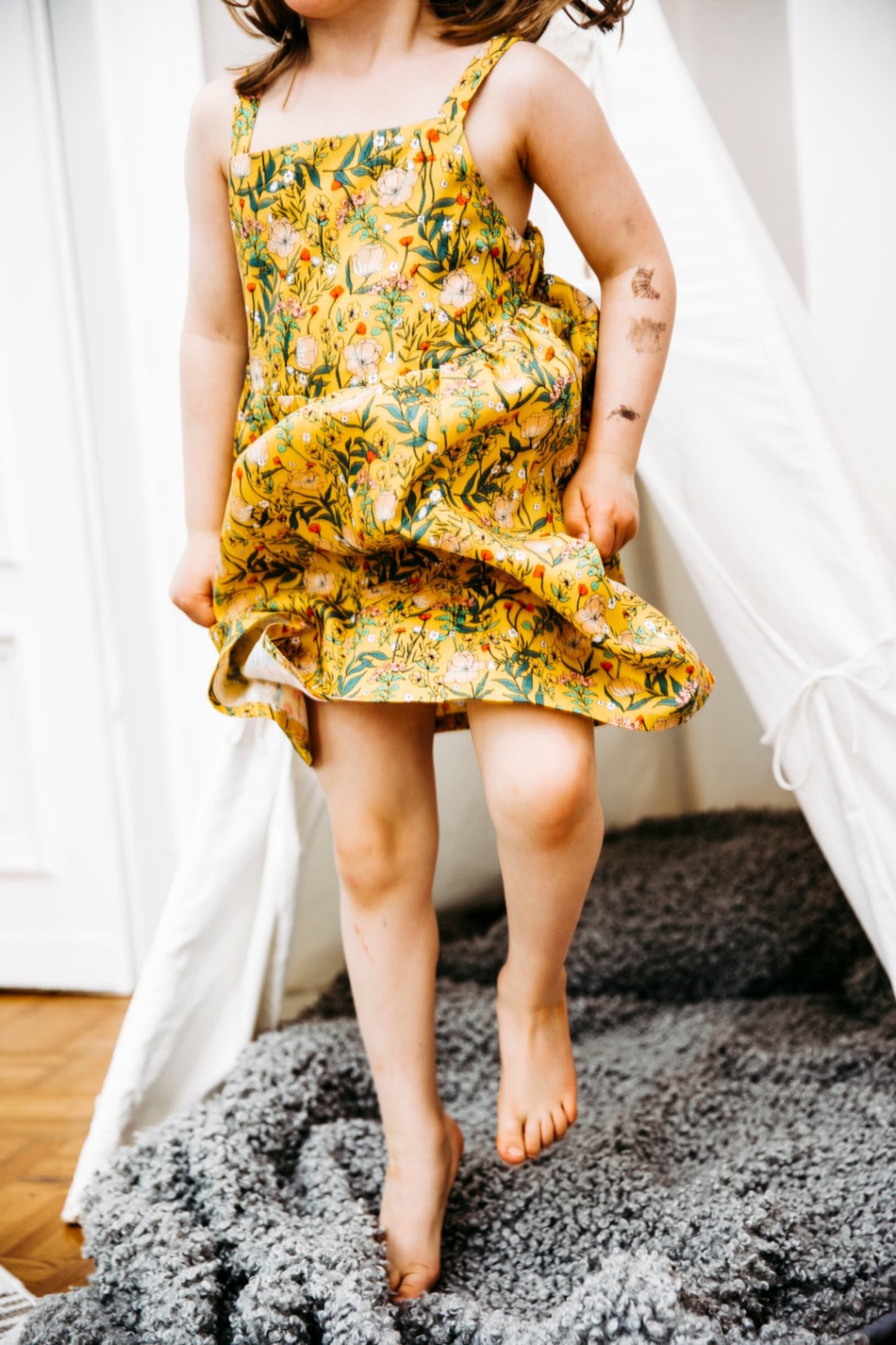 Sonya Dress Pattern Girl's Dress Pattern 3 Months to 10 | Etsy