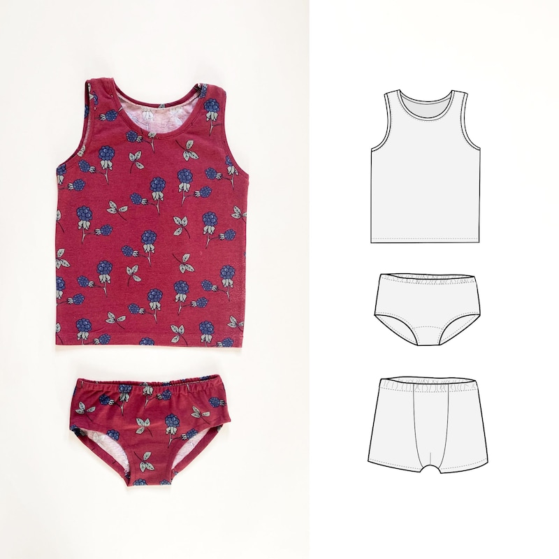 Underwear Pattern - Etsy UK