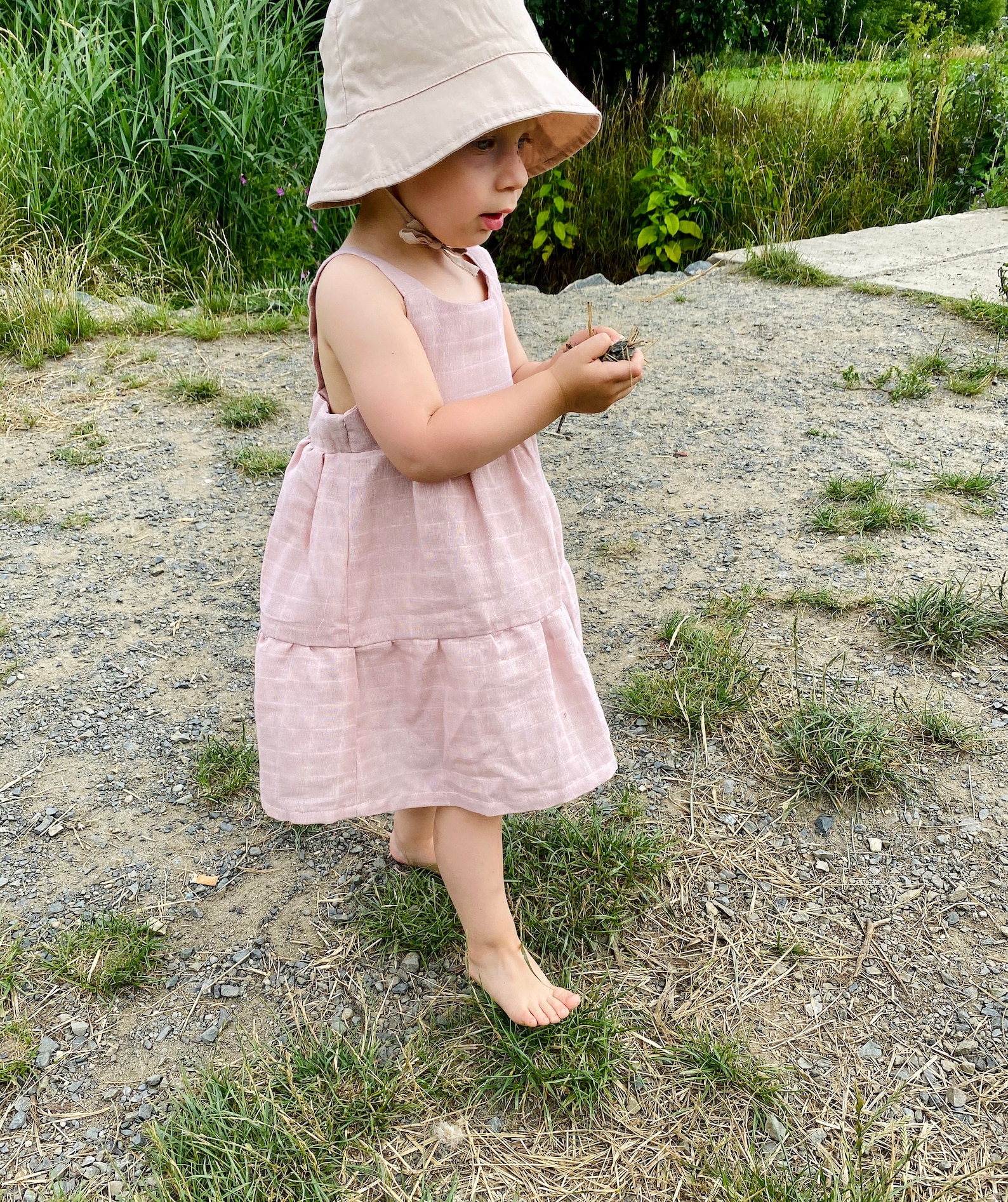 Girl's Tiered Dress Sewing Pattern, Sun Dress Pattern, Baby Girl Dress ...