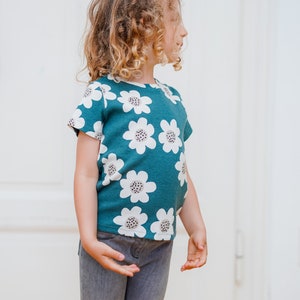 Children's T-shirt Sewing Pattern, Skinny Tee Pattern, Newborn to 12 ...
