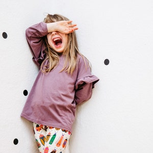 Boxy Tee Pattern, Baby T-shirt Pattern Toddler Oversized T-shirt Sewing ...