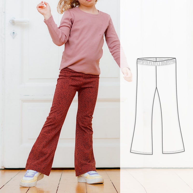 Girl Bellbottom Pattern - Etsy