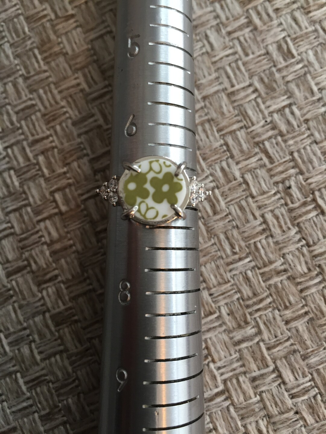 Corelle Spring Blossom Pattern, Broken Plate Ring, Broken China Jewelry ...