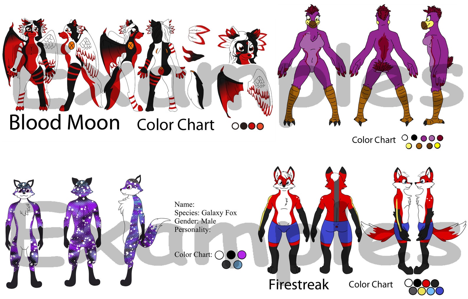 Digital Commissions anthro Feral Human Anime Cartoon Fan - Etsy