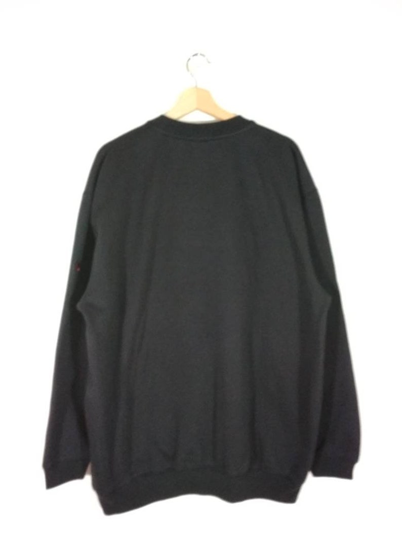 Fubu Urban Gear Embroidered Big Logo Crewneck Pullover Black Vintage ...