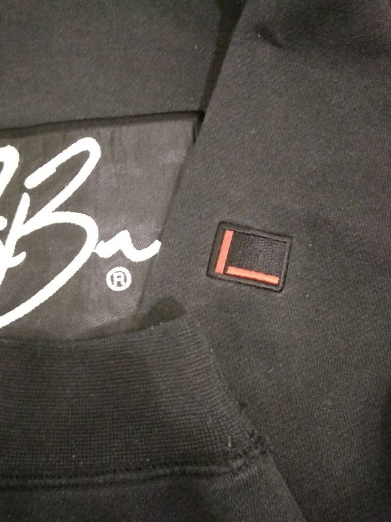 Fubu Urban Gear Embroidered Big Logo Crewneck Pullover Black Vintage ...