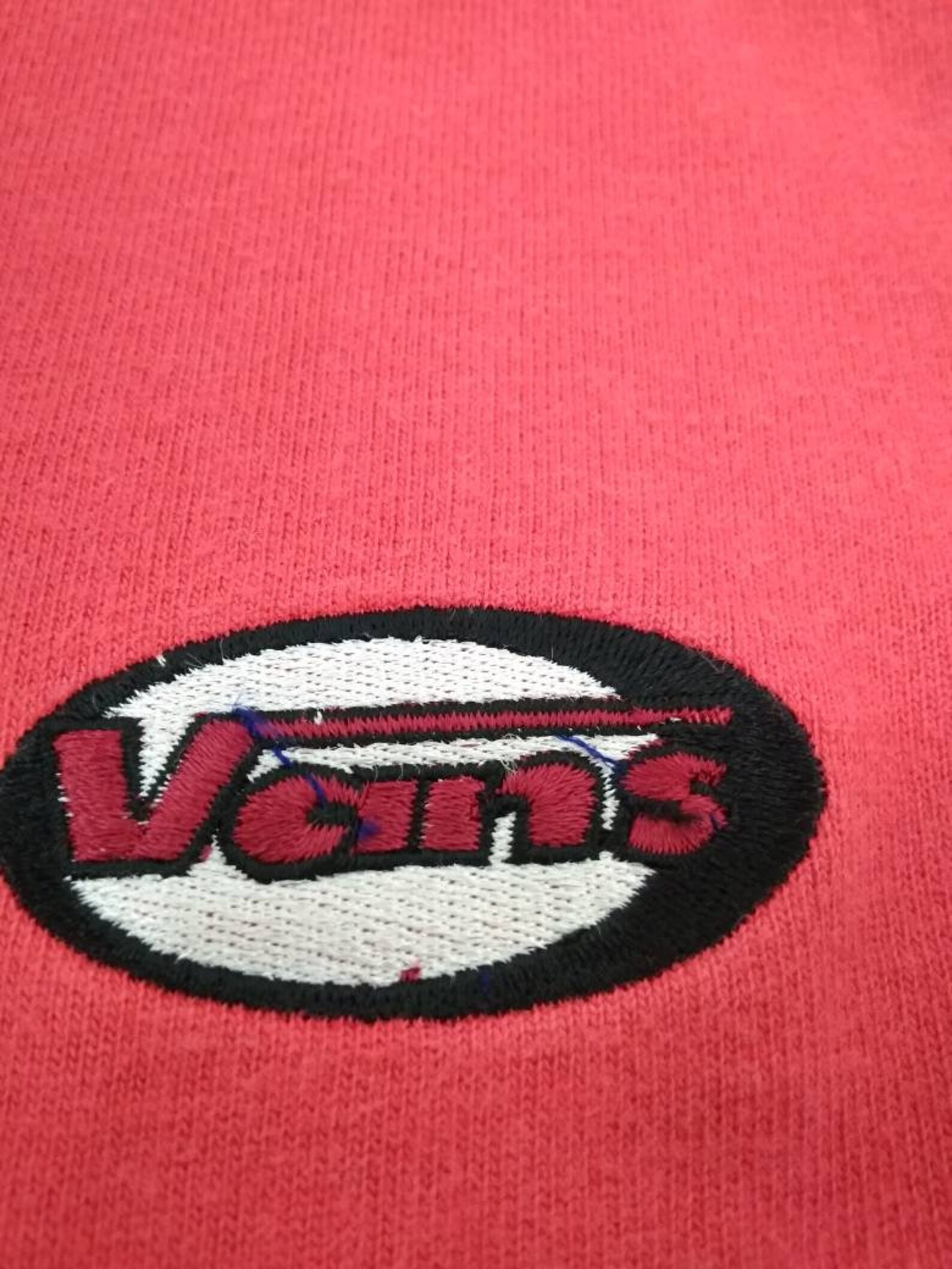 Vans Skateboard Button Red Shirt Rugby Sweatshirt | Sweater | Jumper ...