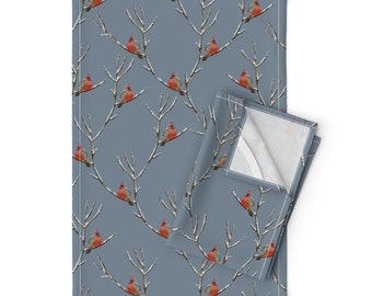 Red Cardinal Tea Set - Etsy