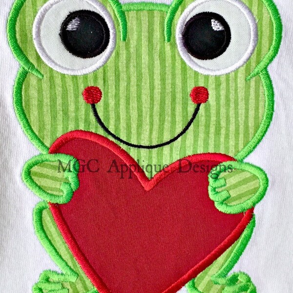 Frog Applique - Etsy