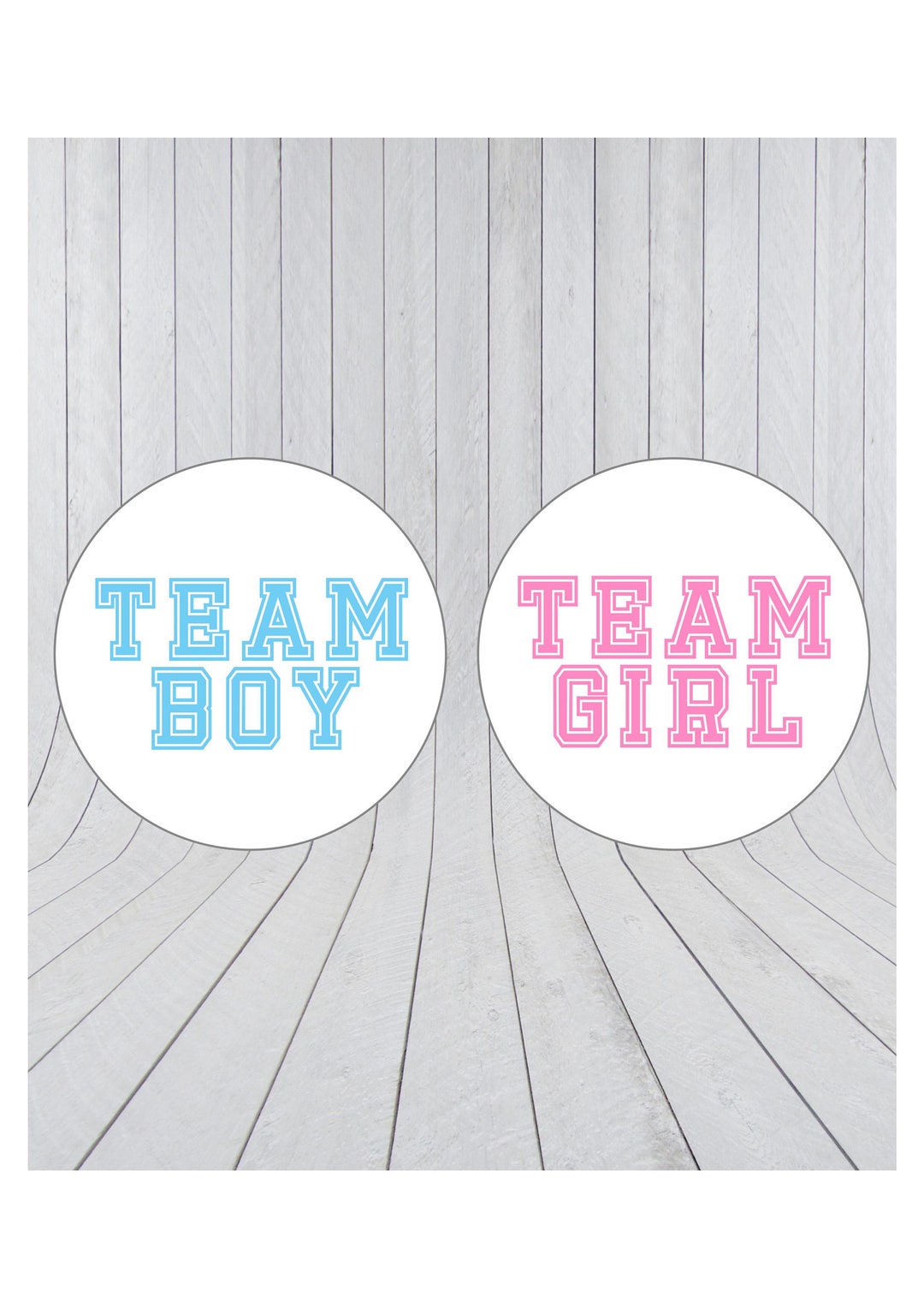 Team Boy Team Girl Stickers, Gender Reveal Stickers, Team Pink, Team ...