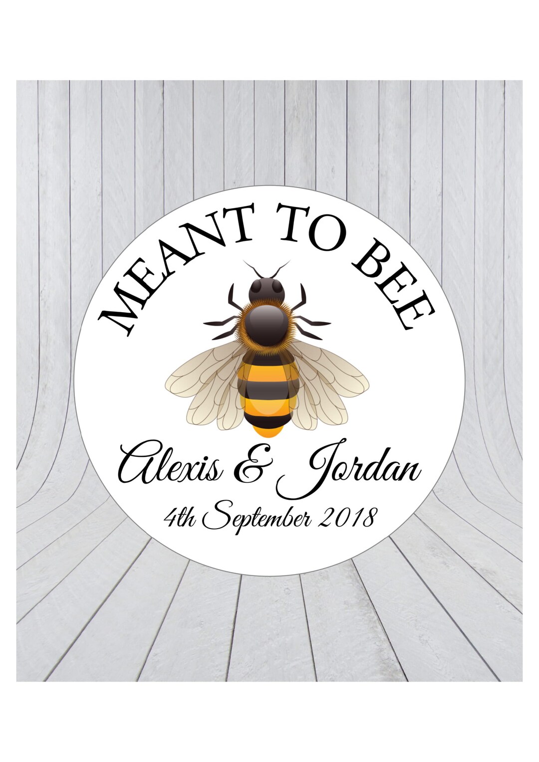 Meant to Bee Labels, Meant to Bee Favor Stickers, Wedding Labels, Honey ...