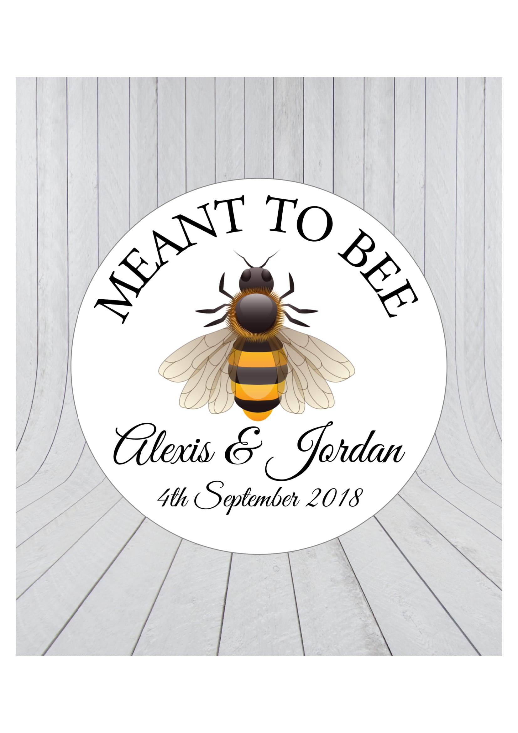 Meant to Bee Labels, Meant to Bee Favor Stickers, Wedding Labels, Honey ...