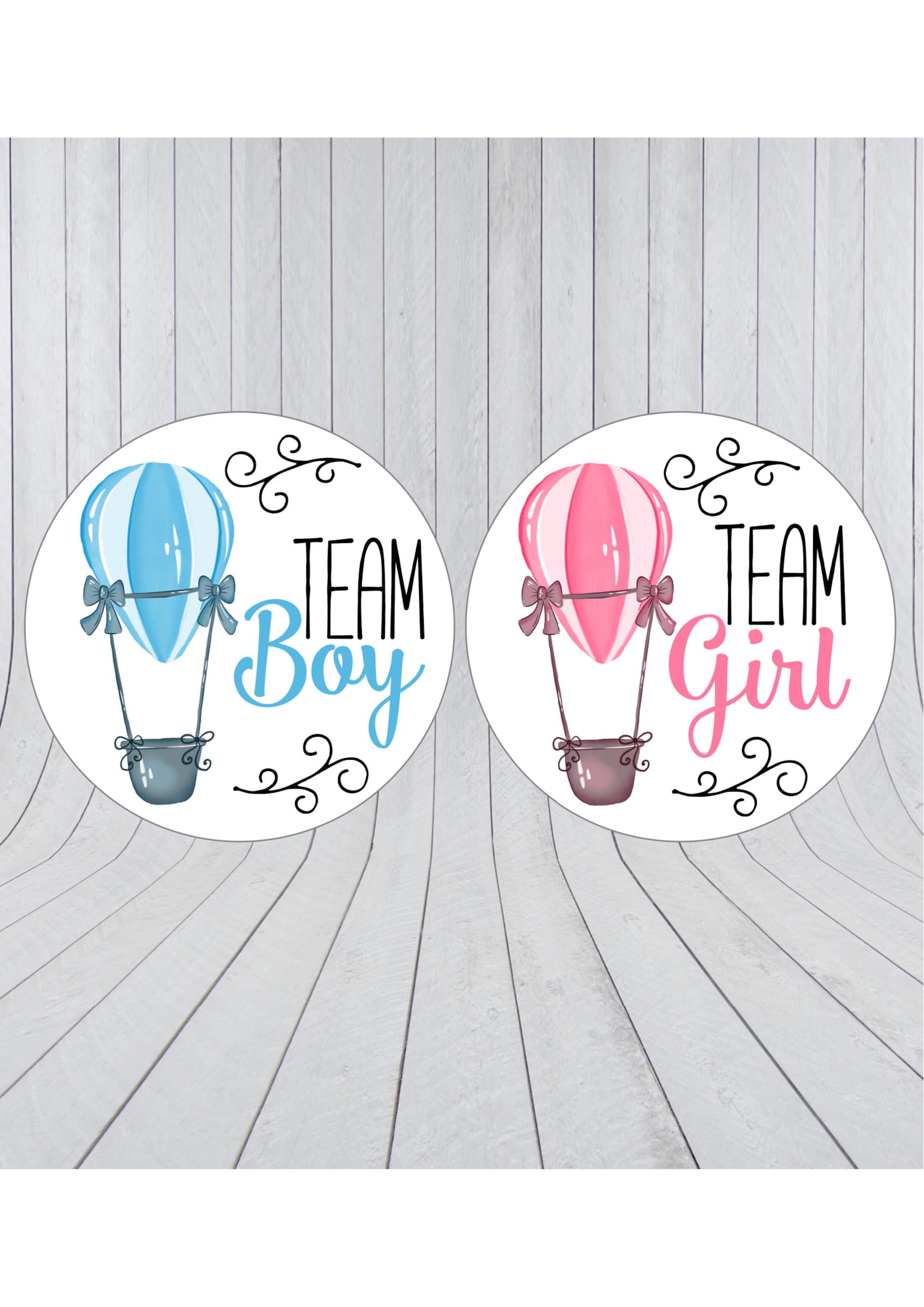 Team Boy Team Girl Stickers Gender Reveal Stickers Team - Etsy UK