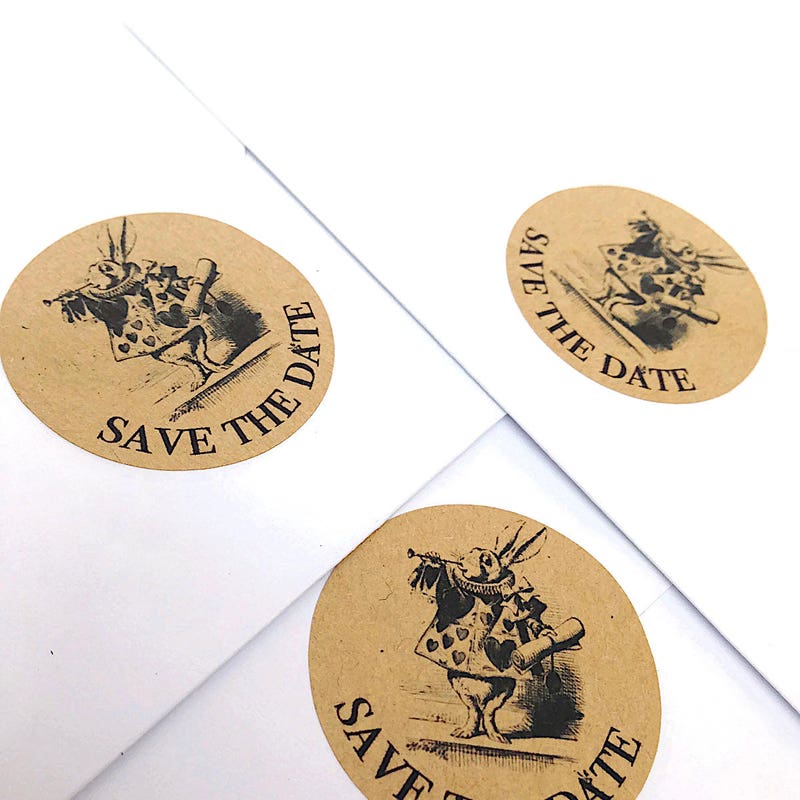 Save the Date Label - Etsy