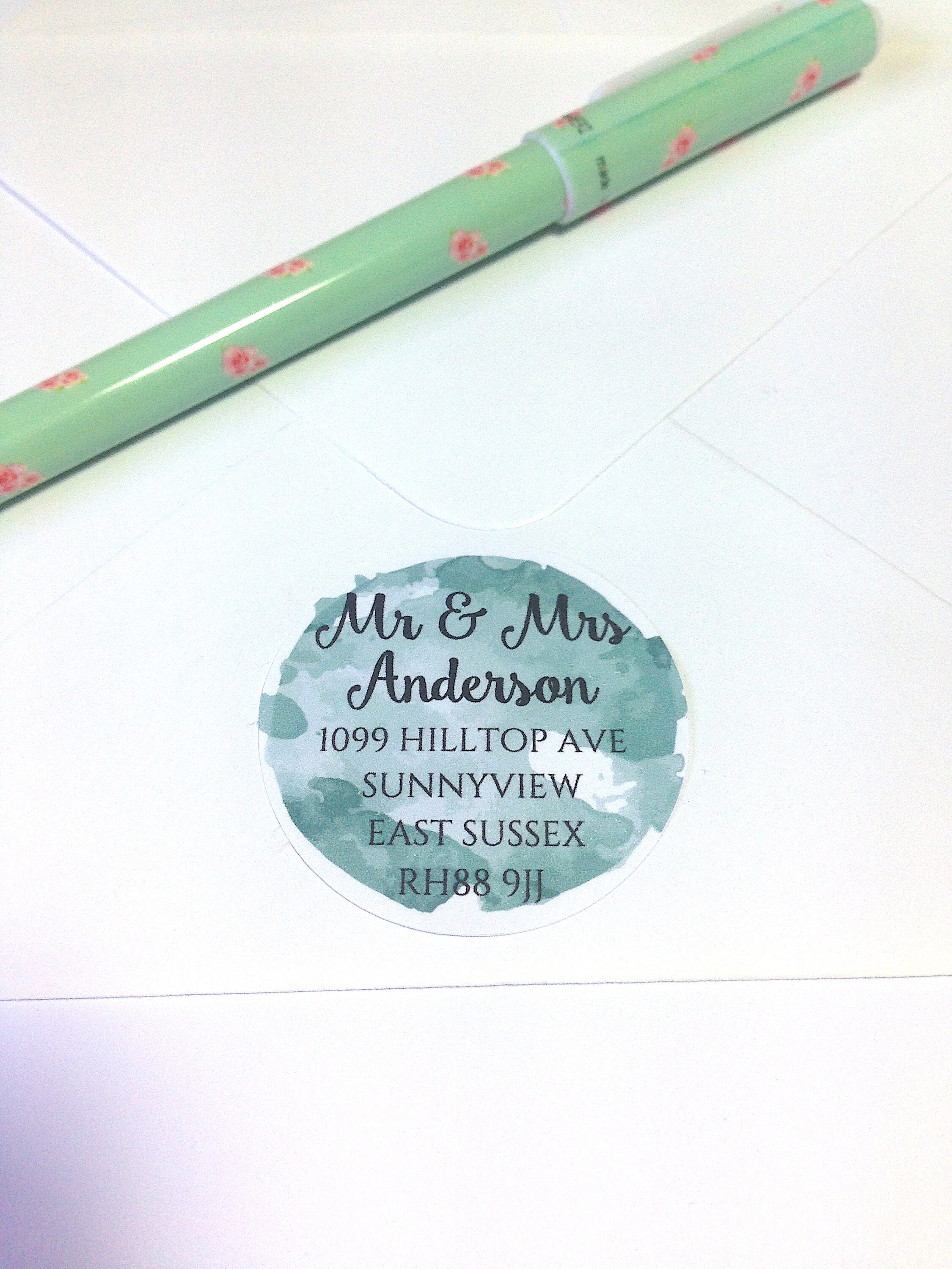 48 X Return Address Stickers Address Labels Return Address | Etsy