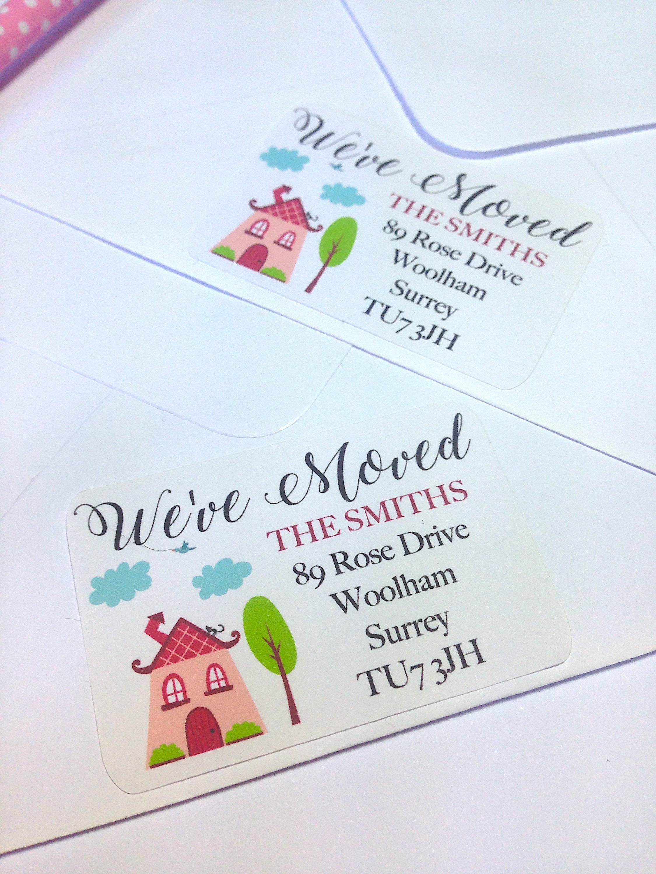 36 x We've moved return address labels moving | Etsy