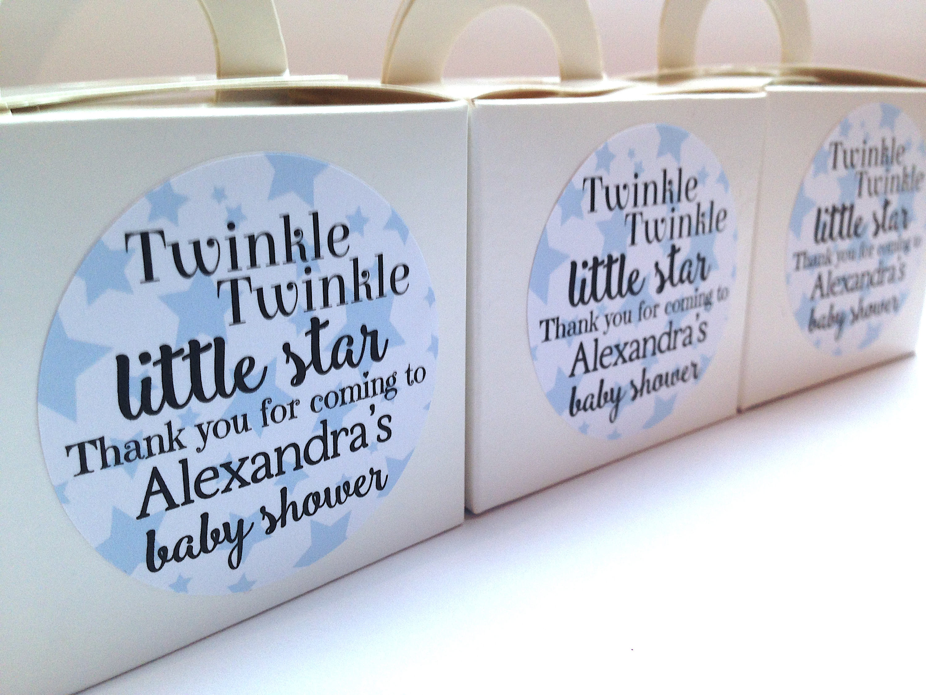 Custom Baby Shower Stickers Baby Shower Favour Stickers - Etsy
