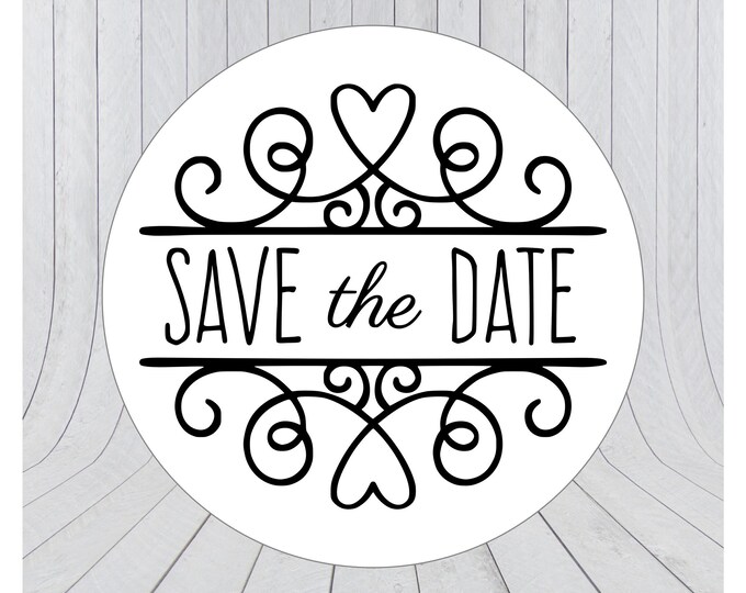 24 X Save the Date Stickers Engagement Stickers Save the - Etsy