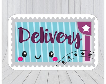 Happy Mail Stickers Mail Stickers Cute Packaging Stickers - Etsy