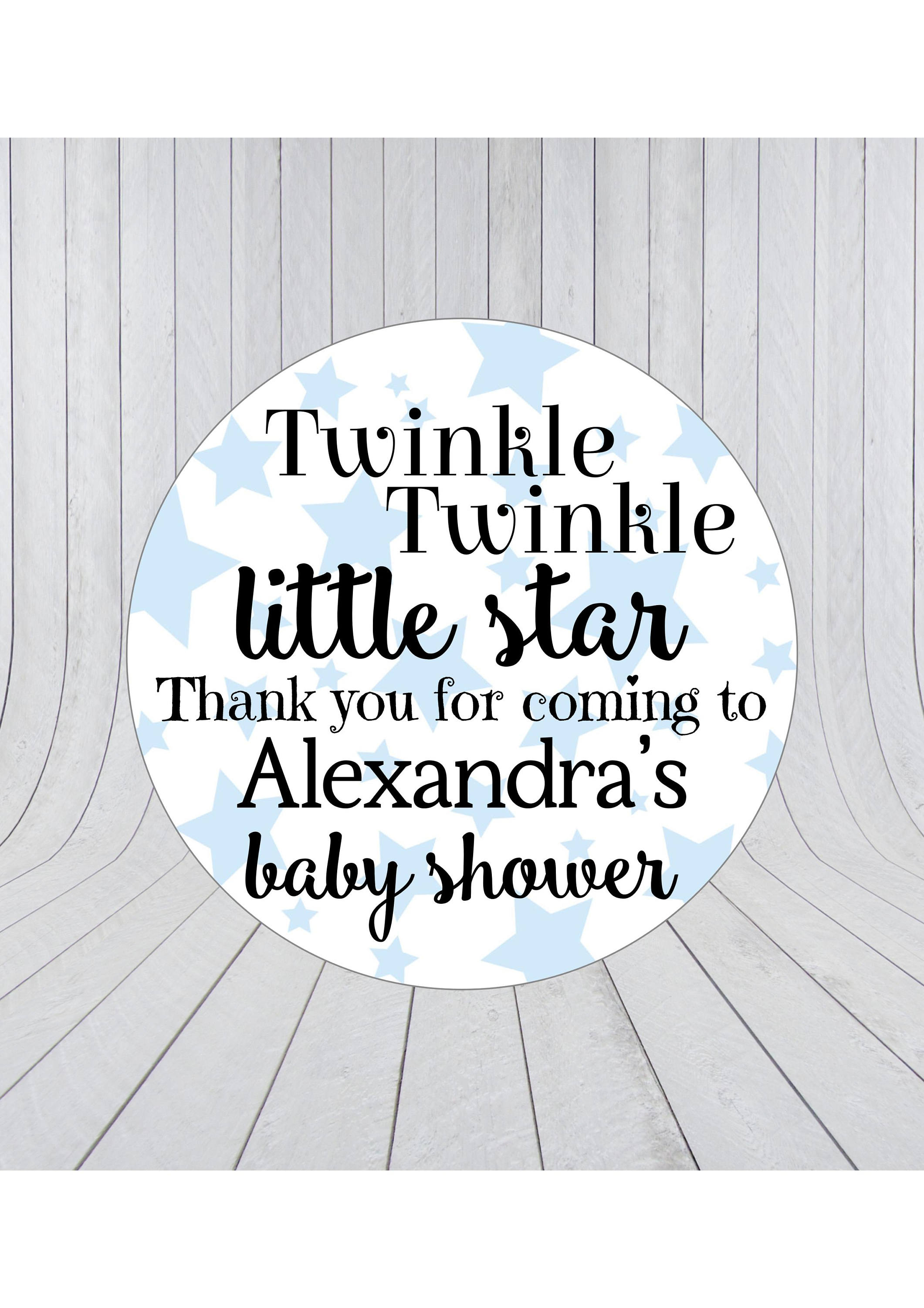 Custom Baby Shower Stickers Baby Shower Favour Stickers - Etsy