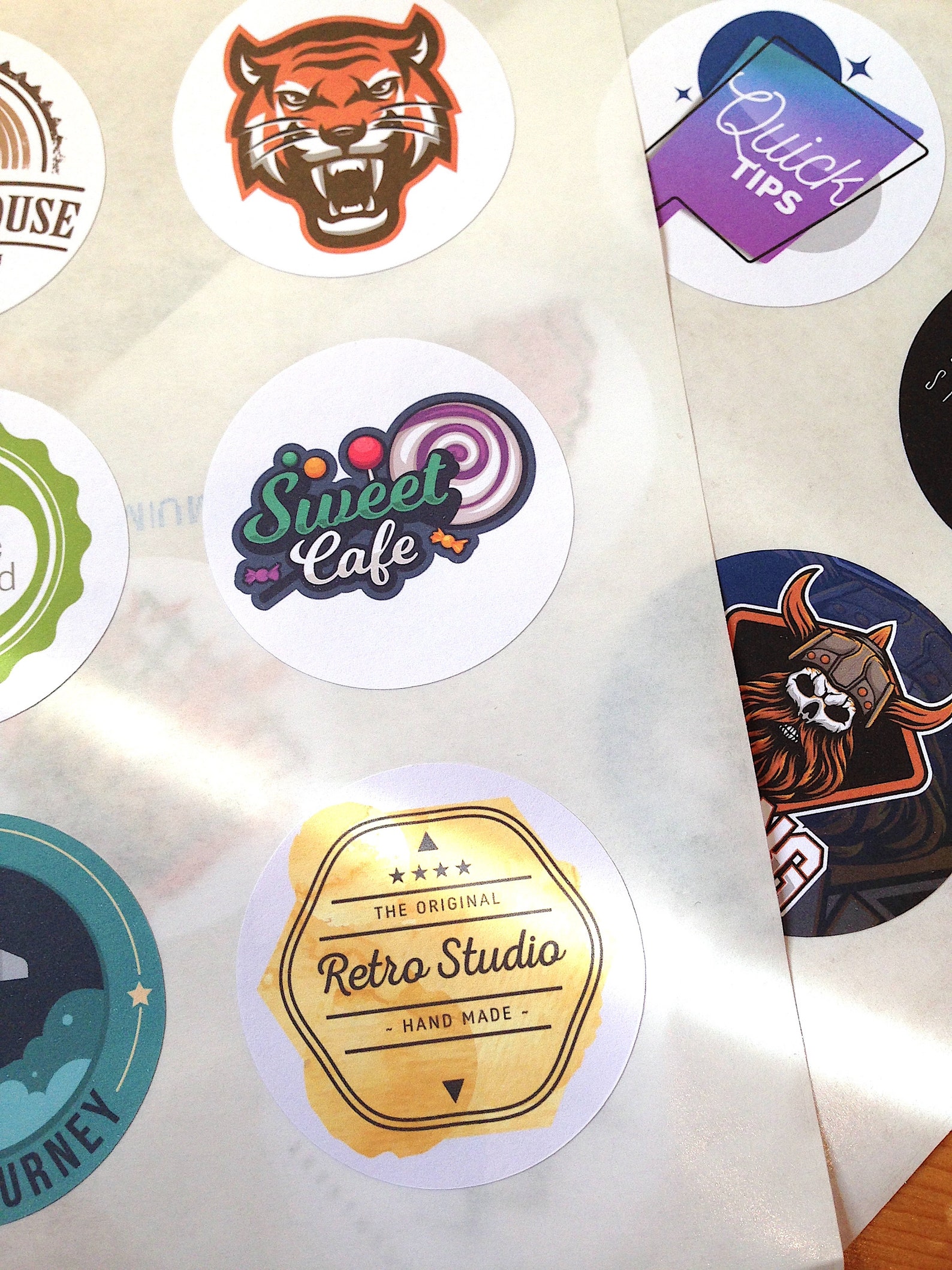 Logo Stickers, Custom Design Stickers, Personalised Labels, Custom ...