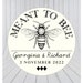 Meant to Bee Labels Meant to Bee Favor Stickers Wedding - Etsy