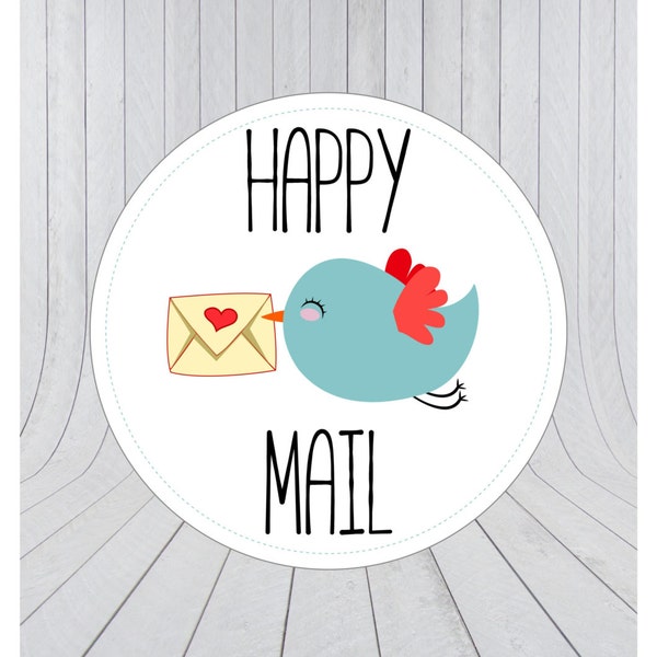 Happy Mail Stickers - Etsy