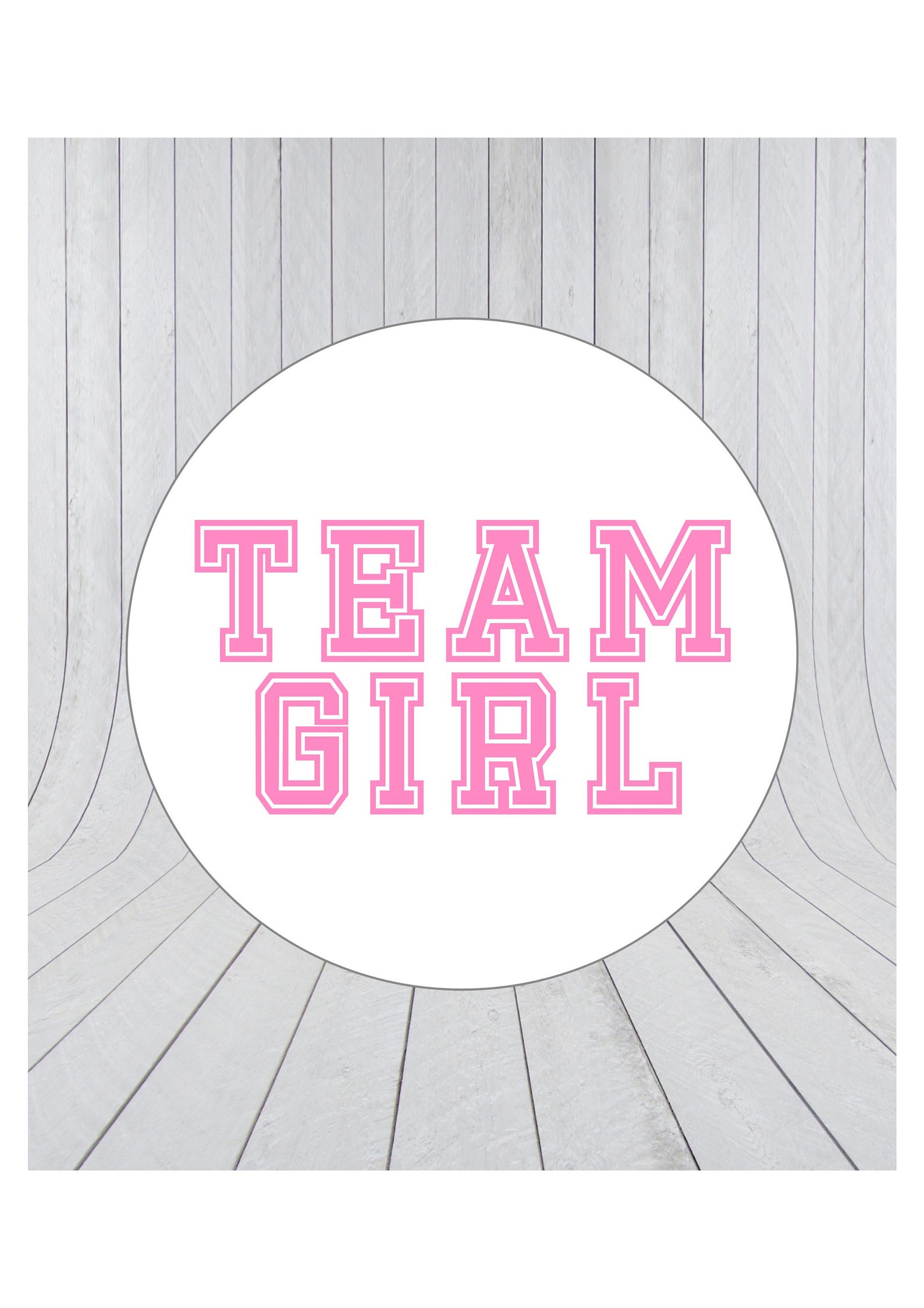 Team Boy Team Girl Stickers Gender Reveal Stickers Team - Etsy