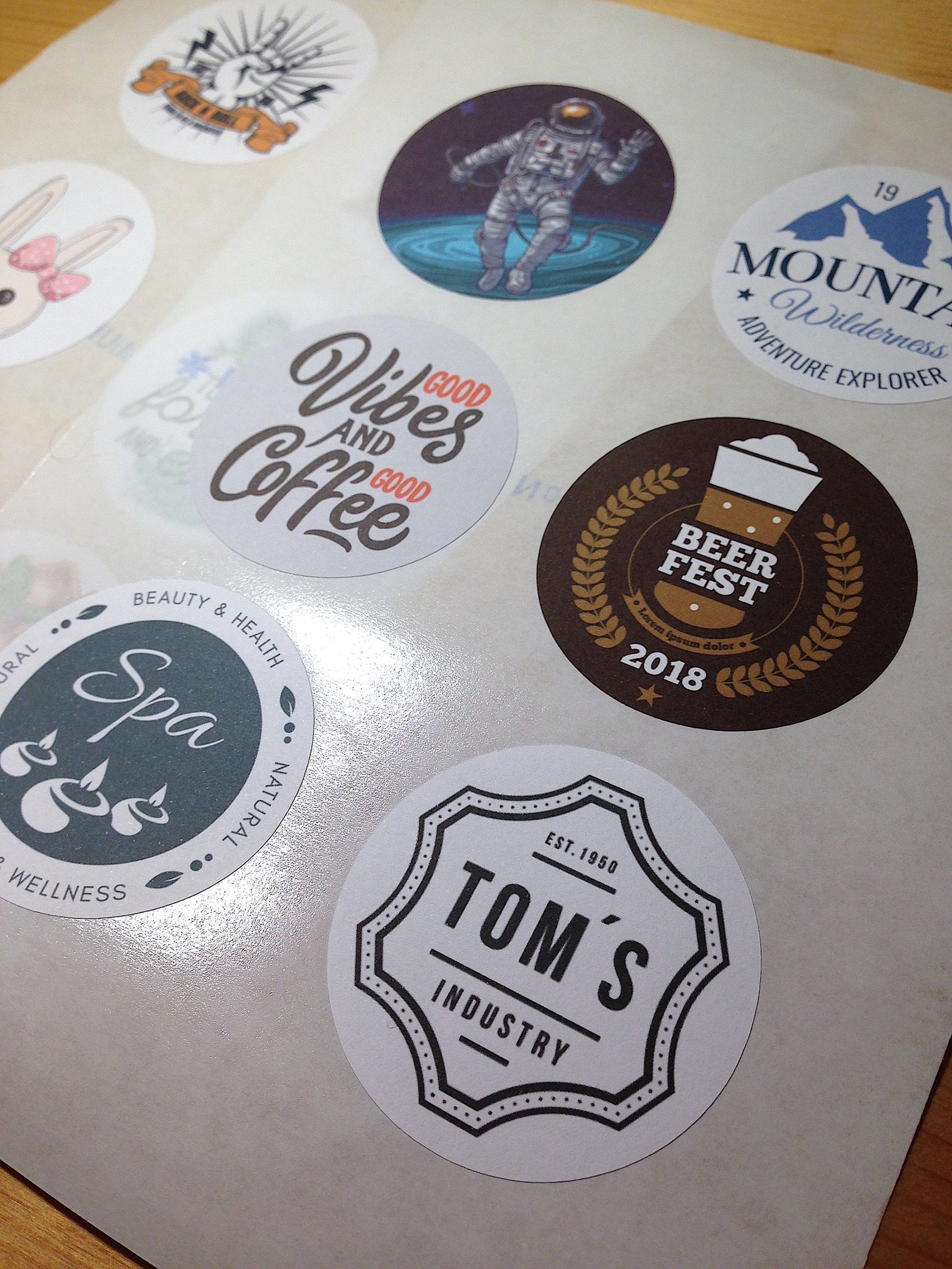 Logo Stickers Custom Design Stickers Personalised Labels - Etsy UK