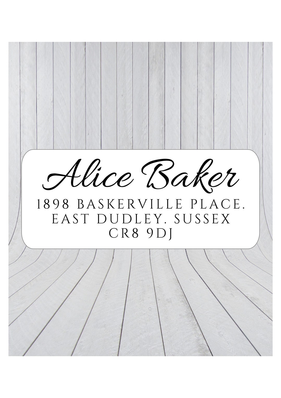 48 X Return Address Stickers, Address Labels, Self Adhesive Address ...