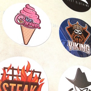 Logo Stickers, Custom Design Stickers, Personalised Labels, Custom ...