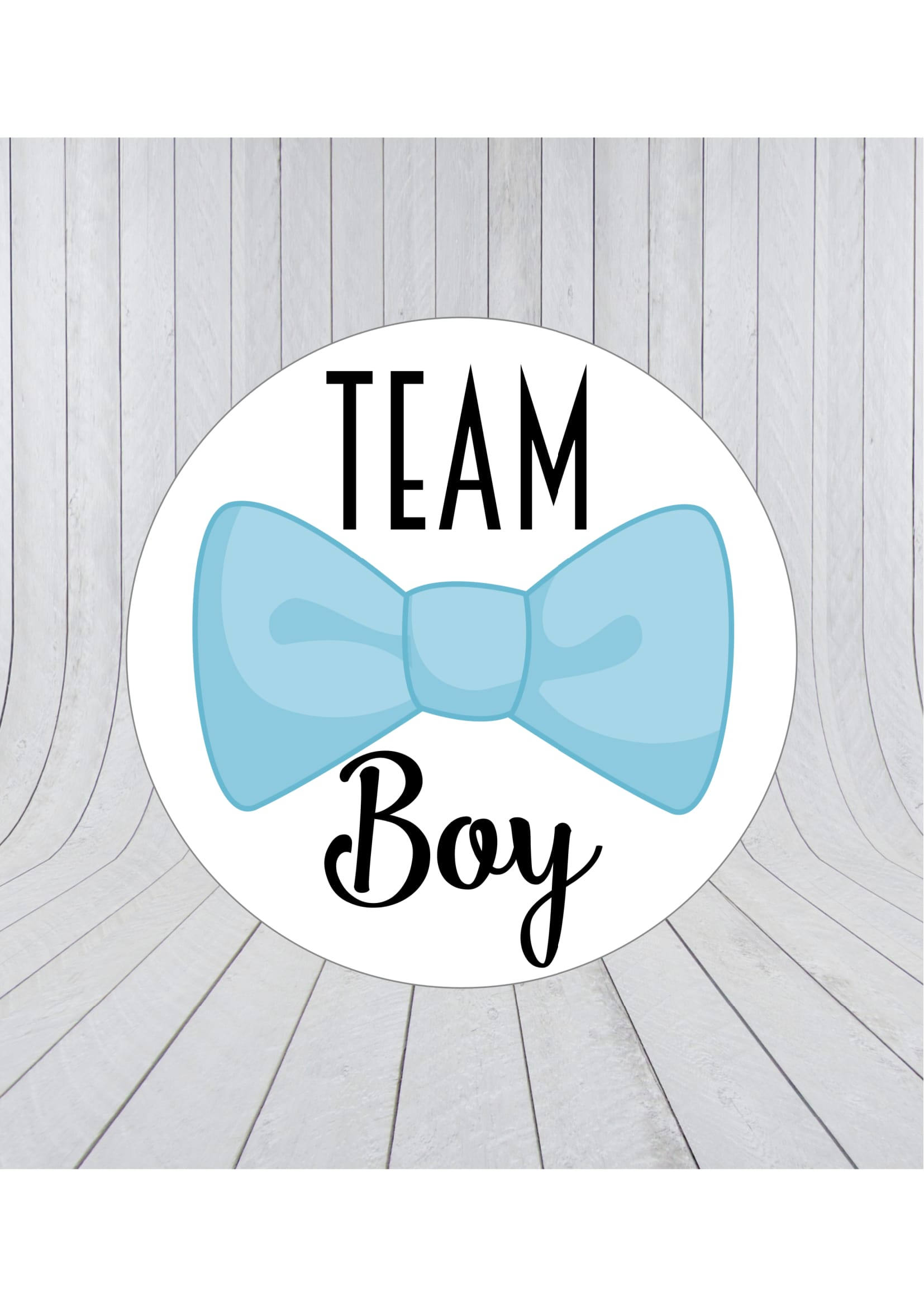 Team Boy Team Girl Stickers Gender Reveal Stickers Team - Etsy