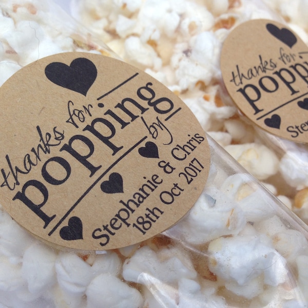 Thanks for Popping by Stickers - Etsy