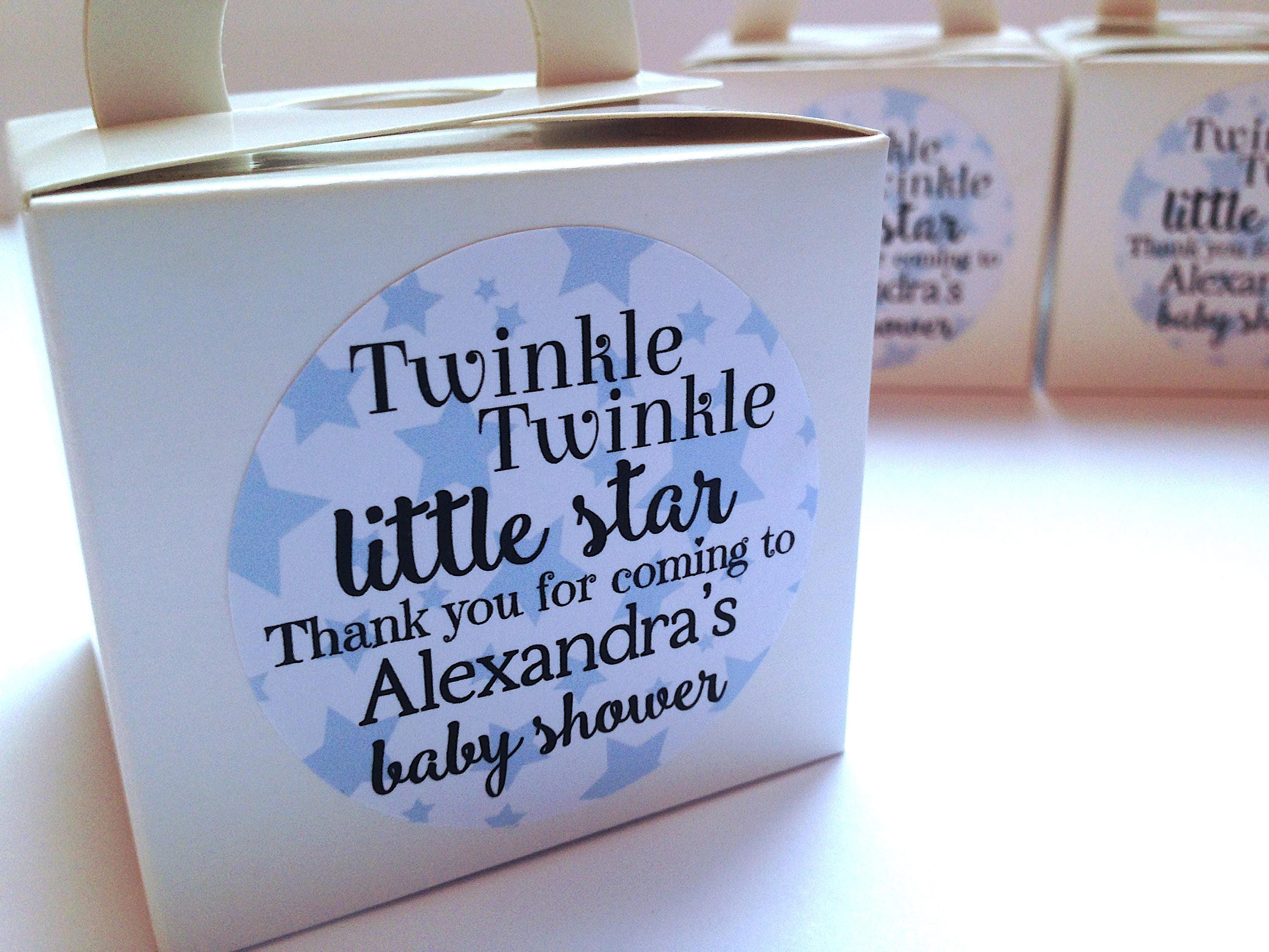 Custom Baby Shower Stickers Baby Shower Favour Stickers - Etsy