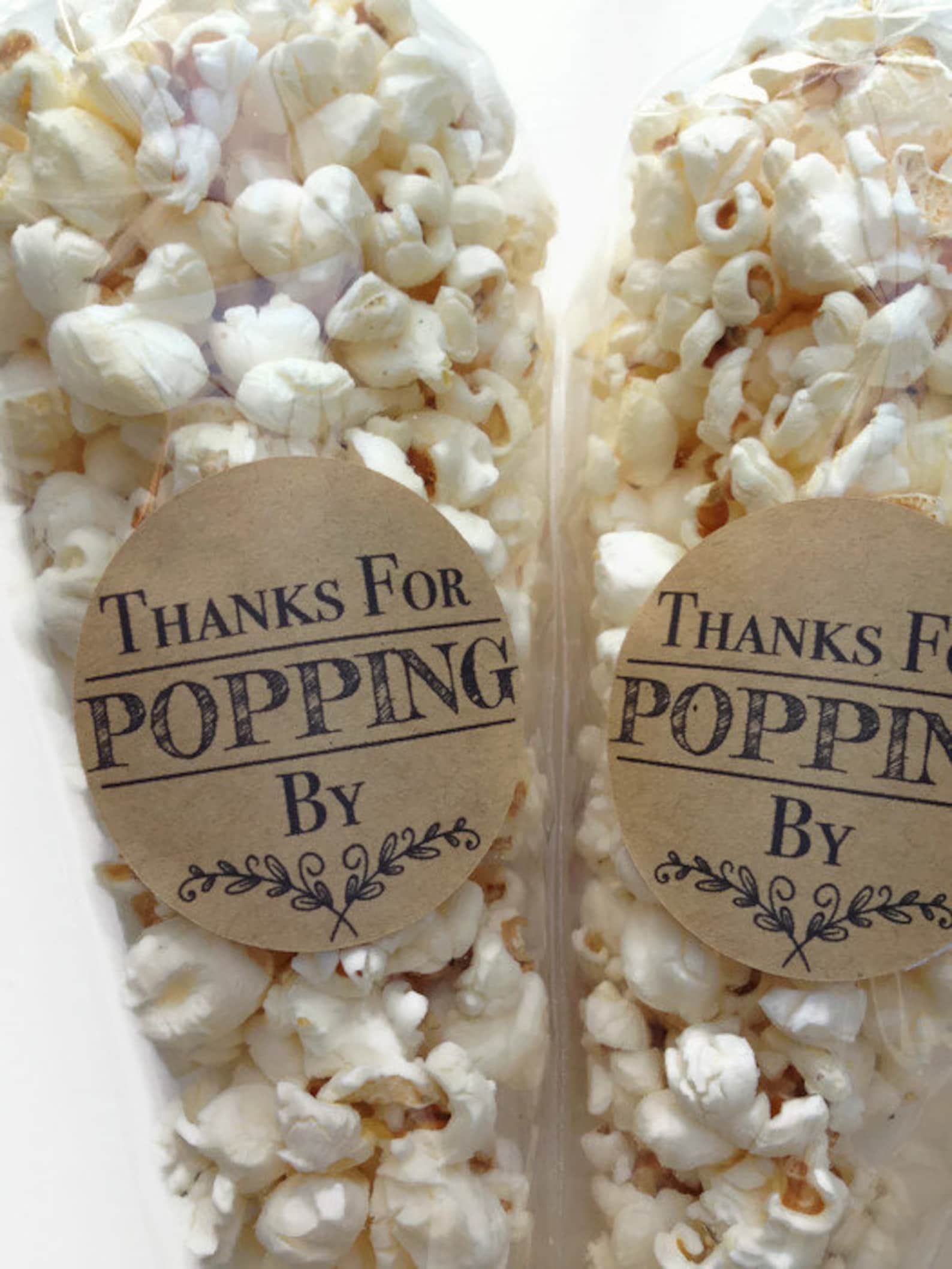 12 X Thanks for Popping by Stickers Thanks for Popping by - Etsy