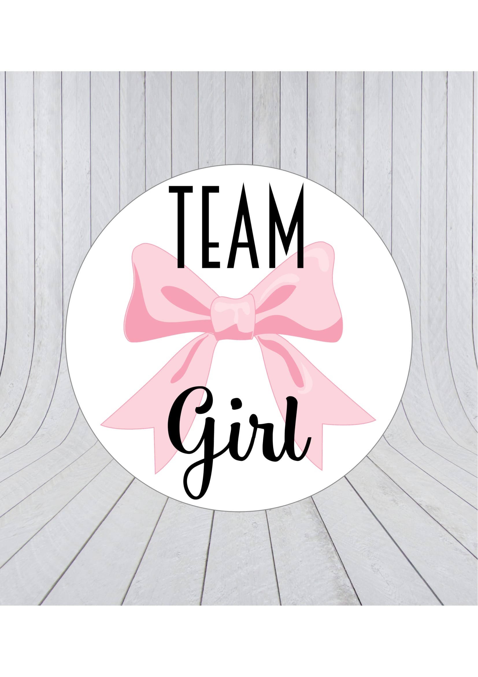 Team Boy Team Girl Stickers Gender Reveal Stickers Team | Etsy UK