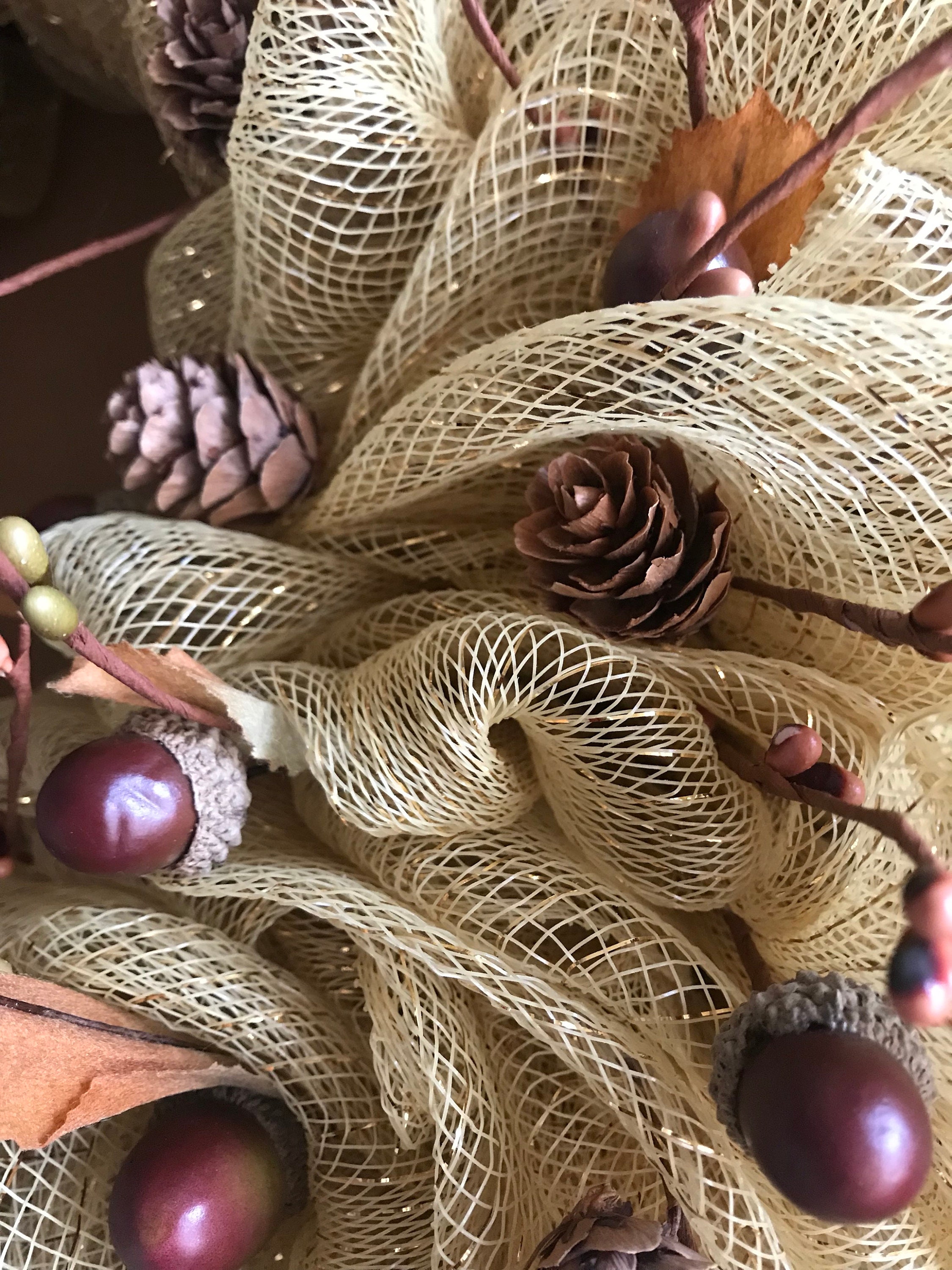 Autumn Acorn Wreath - Etsy