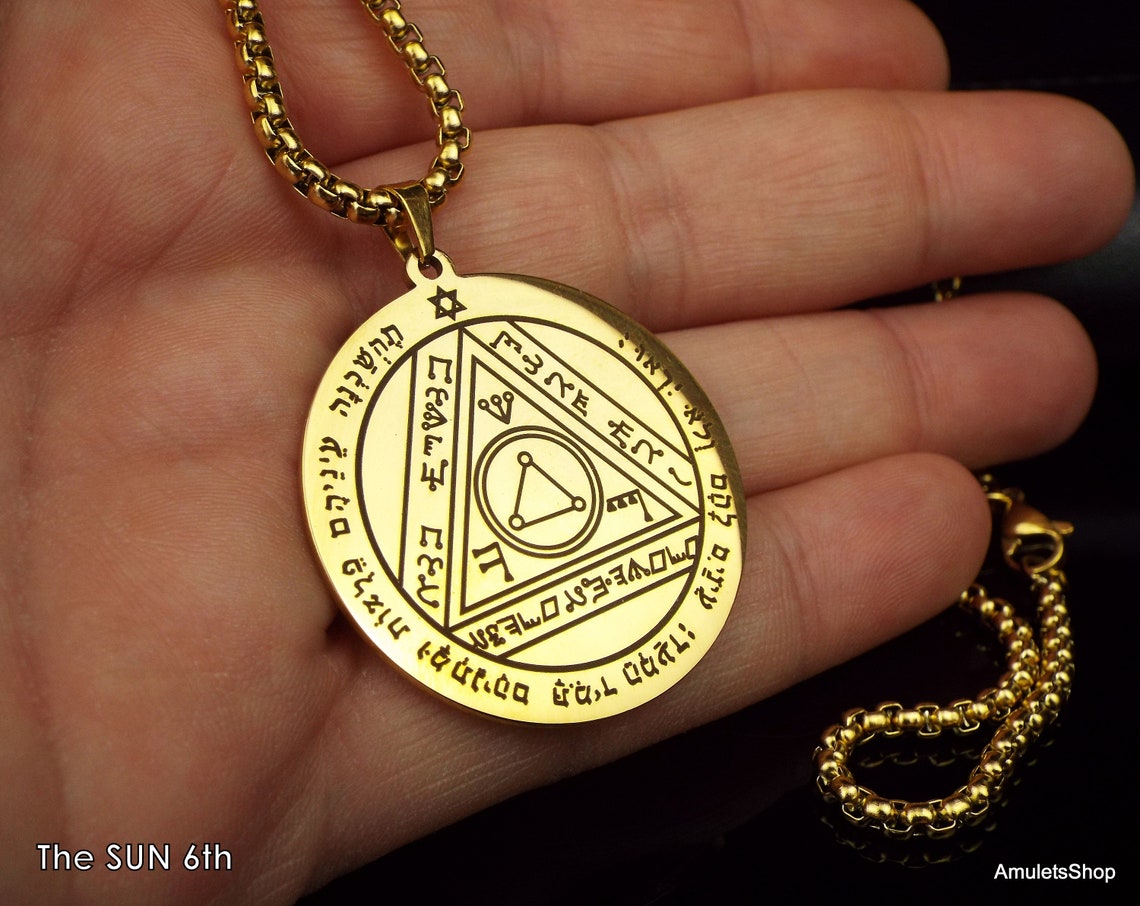 Solomon Talisman Steel Seals of the SUN of King Solomon - Etsy