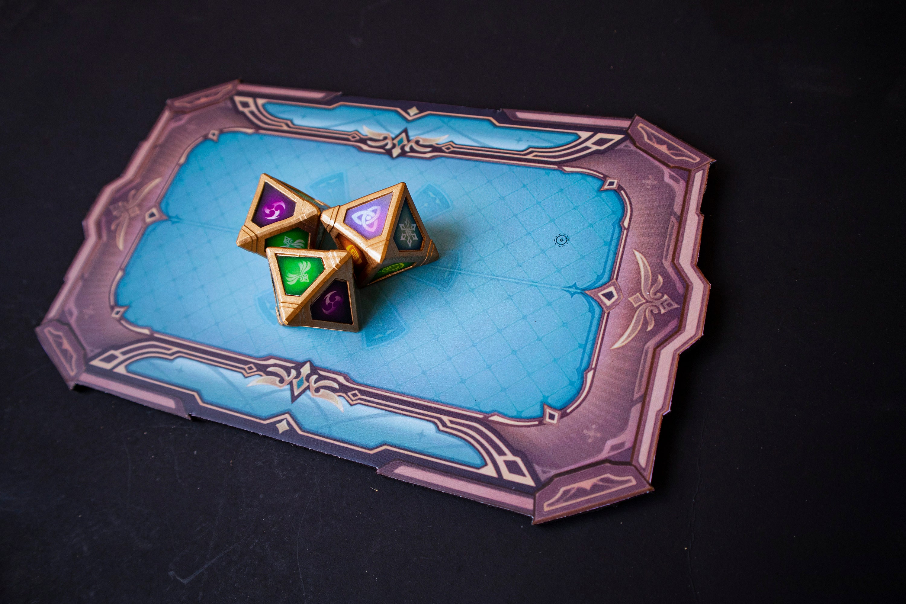 Genshin Impact TCG Elemental Dice Trading Card Game - Etsy