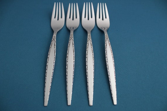 4 Dinner Forks ONEIDA Community VENETIA Stainless 7 3/8 - Etsy