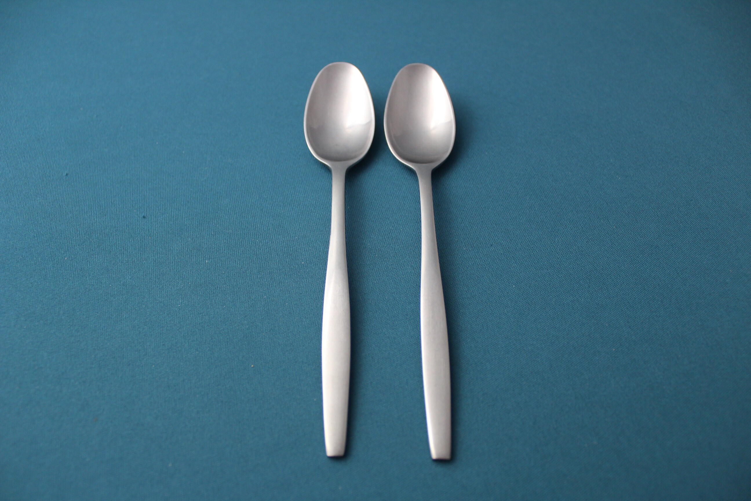 2 Teaspoons Dansk VARIATION V Satin IHQ Stainless Germany 6 - Etsy
